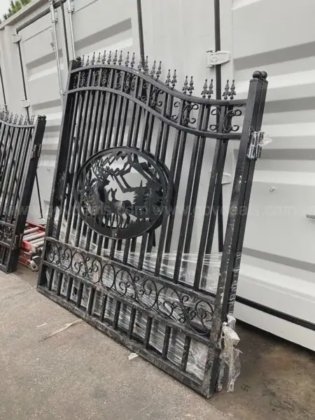 GREAT BEAR 14FT BI PARTING WROUGHT IRON GATES (UNUSED) in Tampa, FL, USA