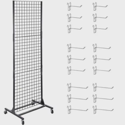 Portable Gridwall Panel Display Stand 2' x 5.5' Ft in Brownsburg, IN, USA