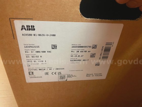 ABB Ultra low harmonic ABB VFD in Fairfax, VA, USA