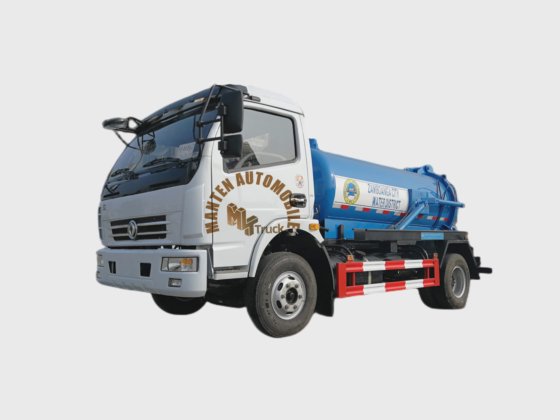 7 Meters New 4m3 Tanker 4 Cubic Meter Tank Sewage Suction Truck ...