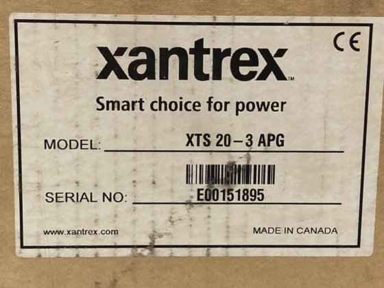 Xantrex,XT 20-3,Regulated DC Power Supply in Galion, OH, USA