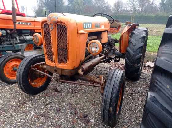 FIATAGRI Tractor fiat 411 R in Orentano, Italy