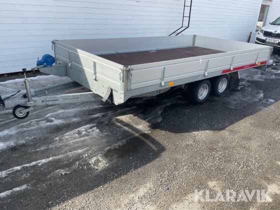 Passenger car trailer Temared in Skellefteå, Sweden