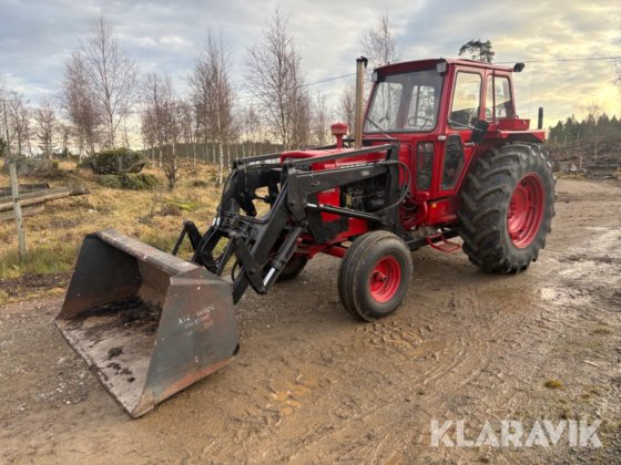 Tractor Volvo BM 650 with loader in Vetlanda, Jonkoping County, Sweden