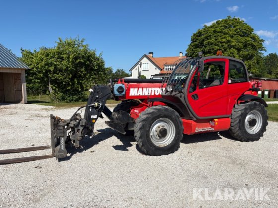 Telescopic loader Manitou MT1335 ST3B with attachments in Gotland ...