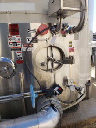 Walker 60,000 Gallon Stainless Steel Storage Silo, 12'6" X 76' in Ripon ...