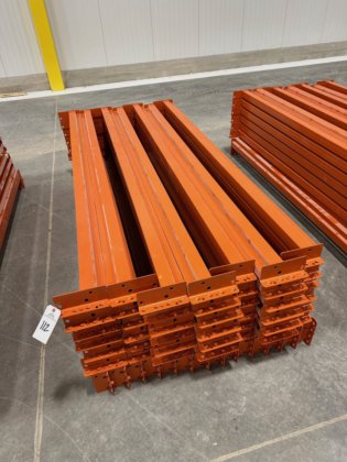 Interlake Mecalux 8' Wide Teardrop Pallet Racking Step Load Beams, 4 ...