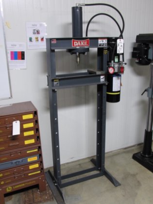 Dake Hydraulic Press in Vancouver, British Columbia, Canada