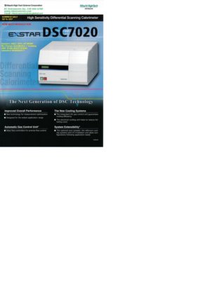 BRAND NEW 7020 DSC Hitachi High - Tech Science in Woodland, CA, USA