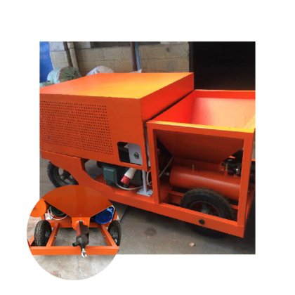 120L plastic track self-propelled spray painting machine EPDM Color ...