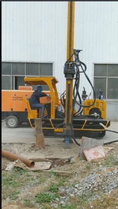 Piling Machine Piling Rig Pile Driver with Drilling Screw Capabilities ...