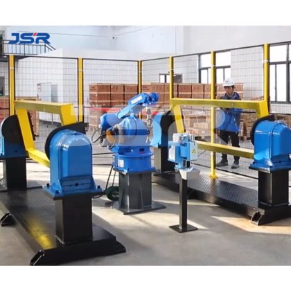 Two-working position single axis positioner workstation tilt turn ...