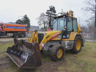 Self-propelled work machine (backhoe loader) "Massey Ferguson MF 750 ...