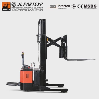 1.5ton Capacity Full Electric Pallet Stacker Stand on Forward ...