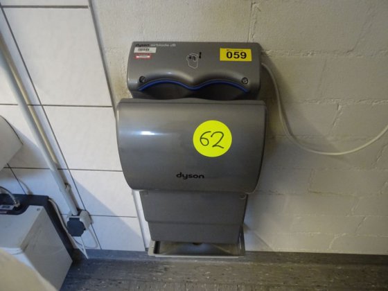 x Electric hand dryer DYSON AIRBLYDE in Lichtenfels, Germany