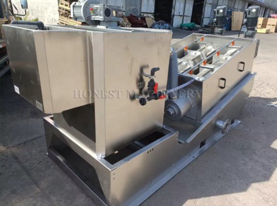 Easy Operation Sludge / Stacked Screw Sludge Dewatering Machine ...