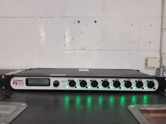 Pathway Pathport OCTO 8-Port Gateway, Front XLR5F in United States