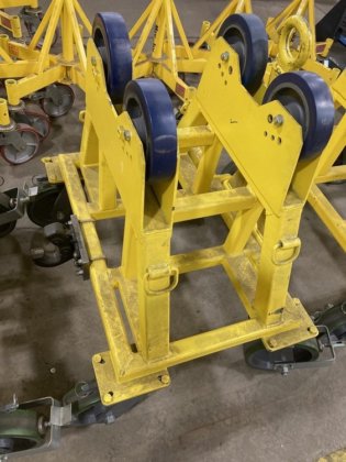 Hamilton Caster Rolling Pipe Carts on Casters w Tow Hooks 5k Capacity ...