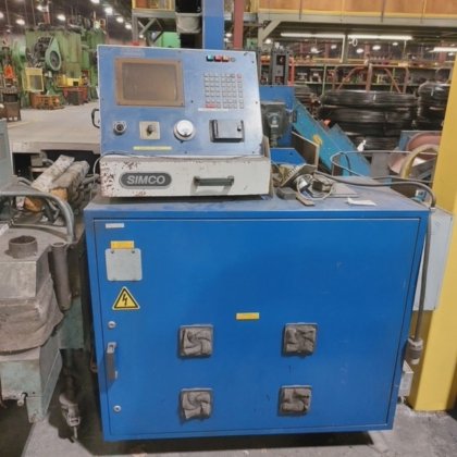 Simco Model CVF-640 10 Axis CNC Multi Slide Forming Machine New 1998 in ...