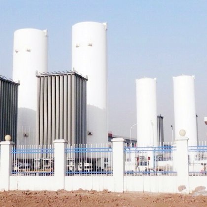 5m3 LIN LN2 Bulk Storage Tank Cryogenic Liquid Carbon Dioxide Bulk ...