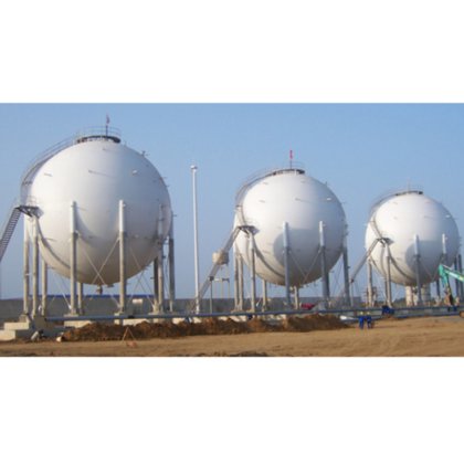 EPC 2000MT 3000MT LPG LNG CH4 LCO2 Cryogenic Liquid Gas Storage Ball ...
