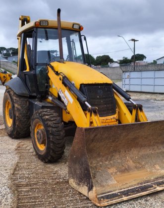 JCB 3C backhoe loader in Curitiba, Paraná, Brazil