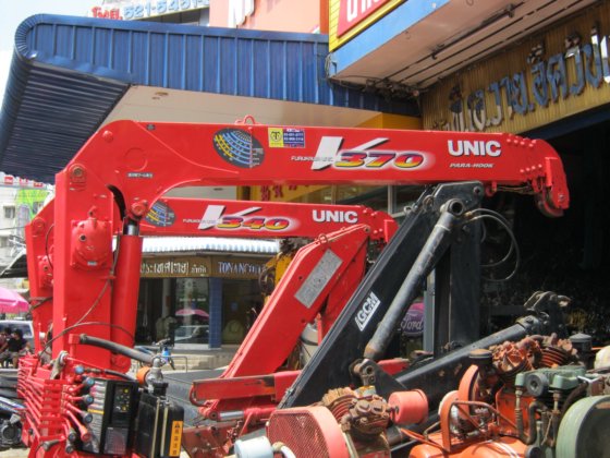 unic crane in Bangkok, Thailand