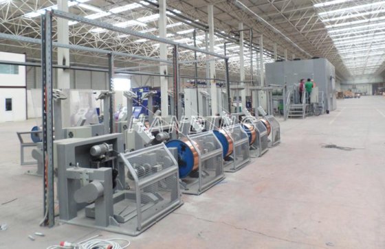 Handing D type double twist strander in Changzhou, Jiangsu, China