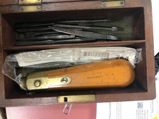 Antique Holtzapfel CIRCA 1890 Tool Handle with Tool Bits- Set In ...