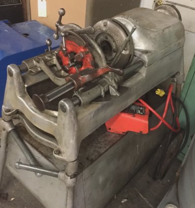 Ridgid Automatic Pipe Thread / Threading Machine, Model #801 in ...