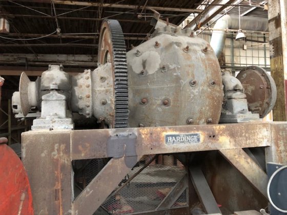 4.5′ X 16″ HARDINGE CONICAL BALL MILL, 20 HP in United States