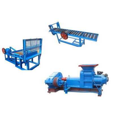Automatic cutter of Clay Mud Brick Maker Portable Clay Brick Extruder ...