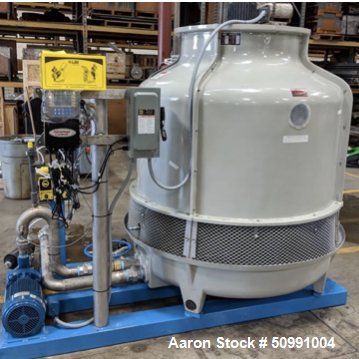 Custom Made Cooling Tower. Evaporative water cooling skid. Provides 100 ...