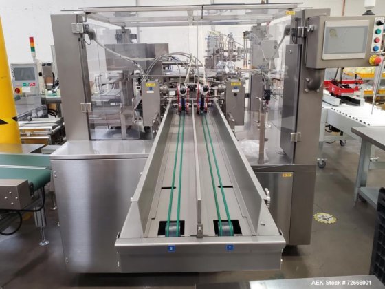 Solpac Model 8SD-165 Duplex Premade Pouch Machine in Belvidere, IL, USA