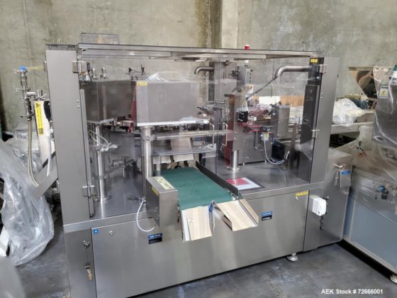 Solpac Model 8SD-165 Duplex Premade Pouch Machine in Belvidere, IL, USA