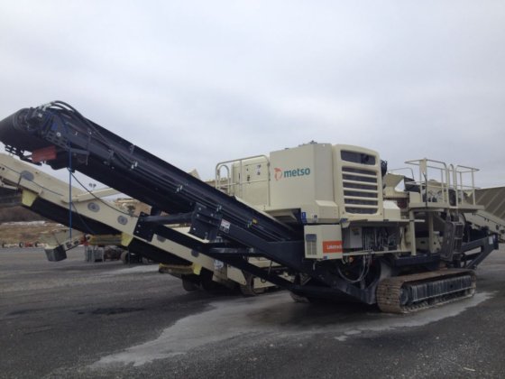 Metso LT200HP Mobile Crushing Plant in Warfordsburg, PA, USA