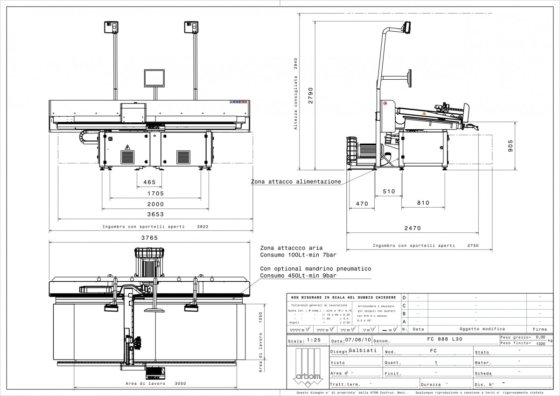 AUTOMATIC BLADE CUTTING SYSTEM, BRAND ATOM, MODEL FLASHCUT 888-L30 in ...