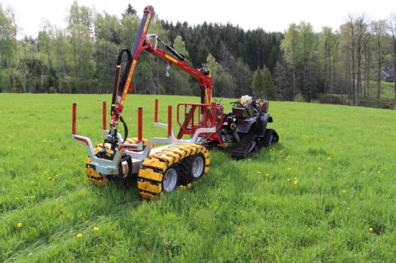 Kranman T2000ex Gripper in Lagan, Kronoberg County, Sweden