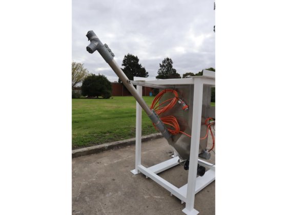 STAINLESS HOPPER AUGER FEEDER WITH AGITATORS in Campbellfield, Australia