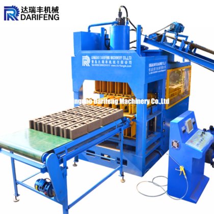 DF10-10S automatic compressed earth brick machine making using soil ...