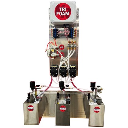 1-Bay Wall Mount Panel Triple Foam System in Columbia, PA, USA