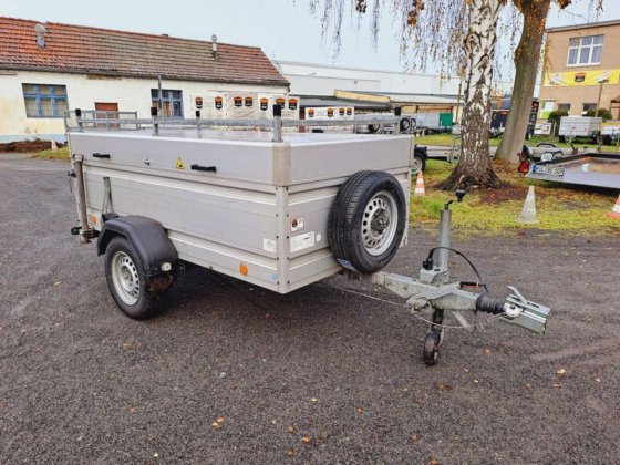 .Böckmann aluminium car trailer 1350 kg 250 x 130 cm with cover in ...