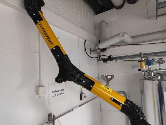 extraction arm PLYMOVENT in Stockholm, Sweden