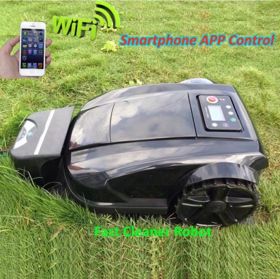 Smart Robot lawn mower with LCD Display for euro market in Jining, China