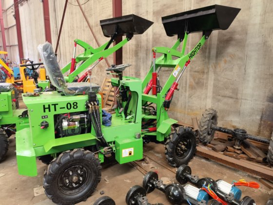 Factory Farm Machinery 18HP Diesel Engine Wheel Loader Front Skid Steer ...