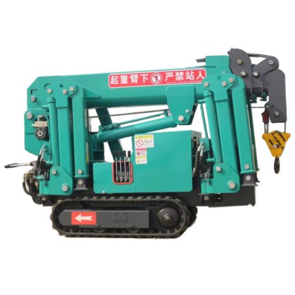 1ton mini spider crane Hydraulic Telescopic Boom mini crane truck ...