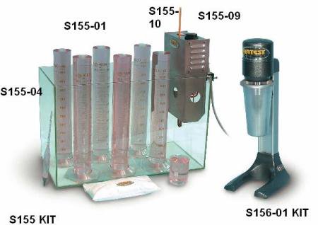 S155-KIT Particle size sediment. hydrometer method in Sint-Niklaas ...