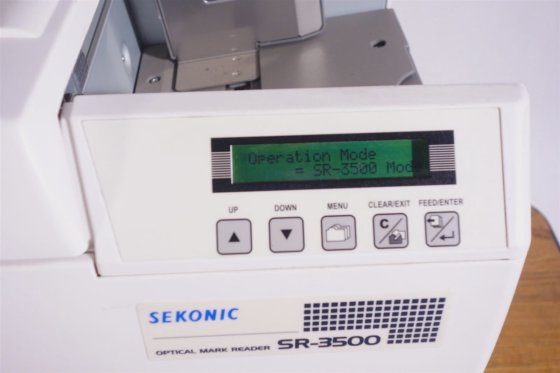 Sekonic SR-3500 OMR Optical Mark Reader + Stacker / Excellent in Des ...