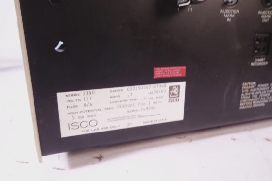 Isco Model 2350 Pro Team LC Inert Liquid Chromatography Flow Control ...