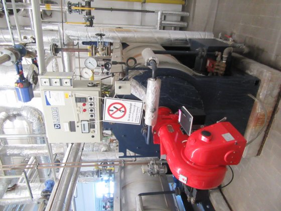 1992, Steam boiler Loos, 1000 kg/hr in Essen, Germany